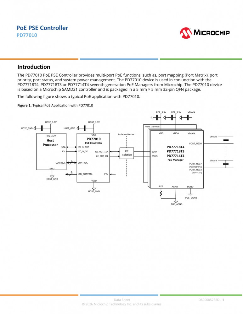 PD77010 document page 1
