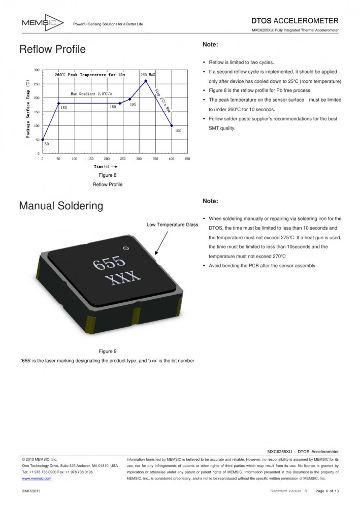 MXC6255XU datasheet page 6