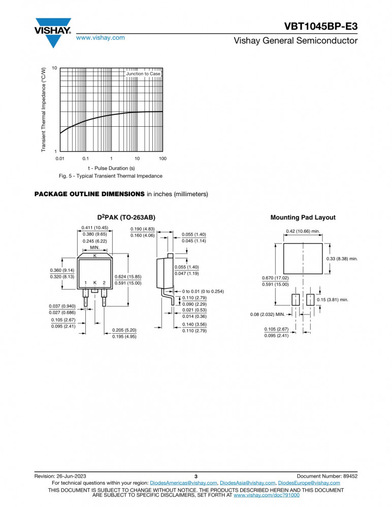 VBT1045BP datasheet page 3