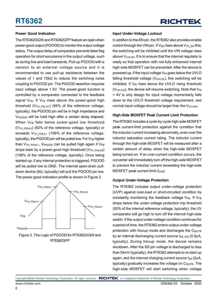 RT6362 datasheet page 8