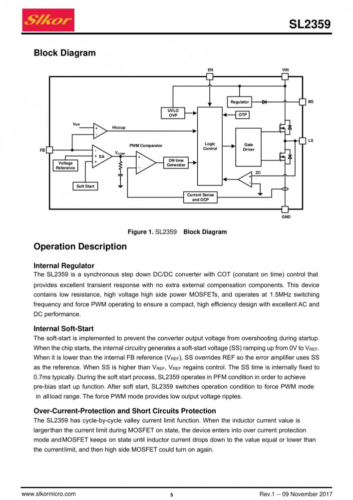 SL2359 datasheet page 5