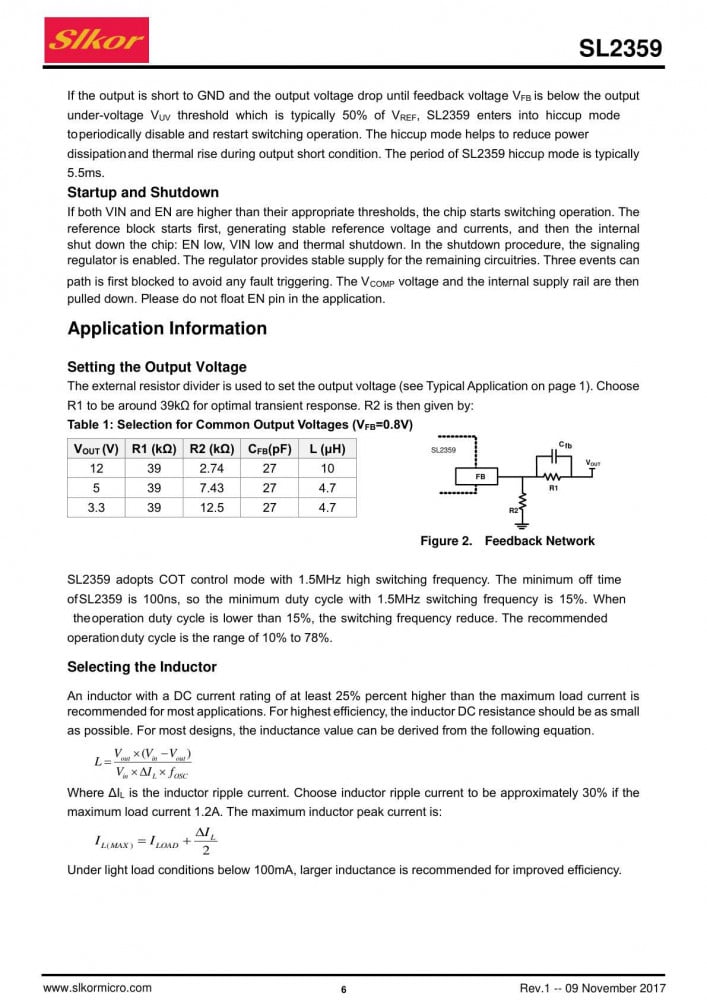 SL2359 datasheet page 6