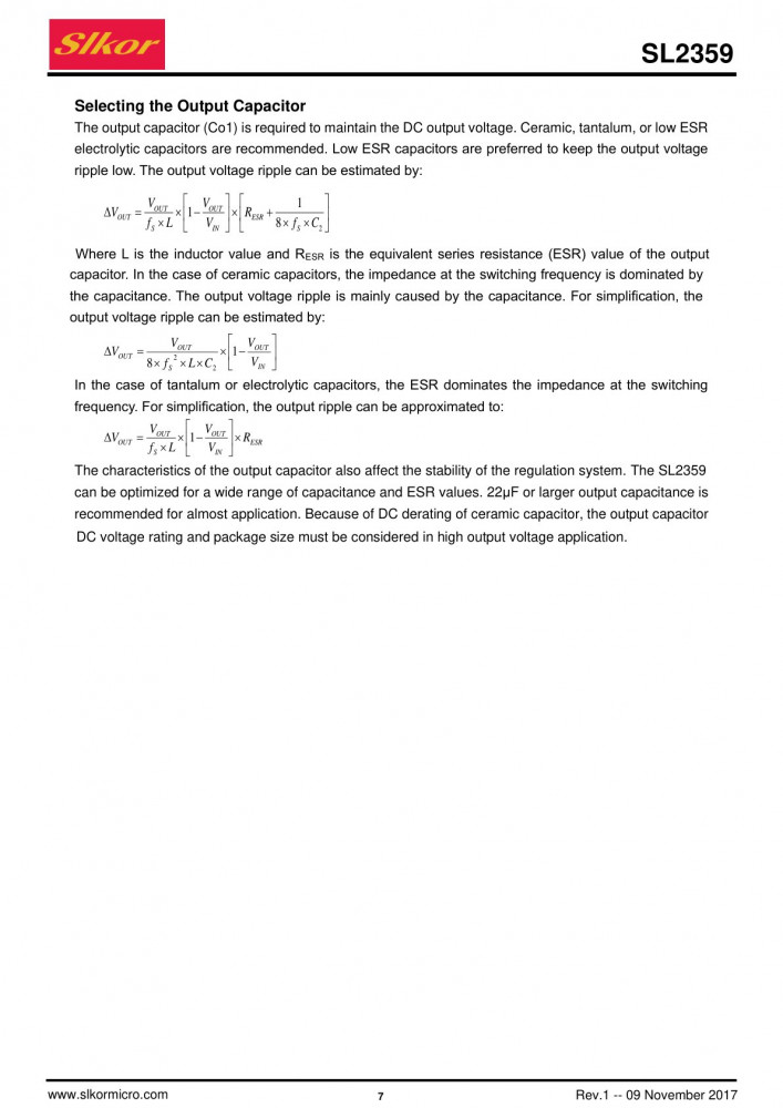 SL2359 datasheet page 7