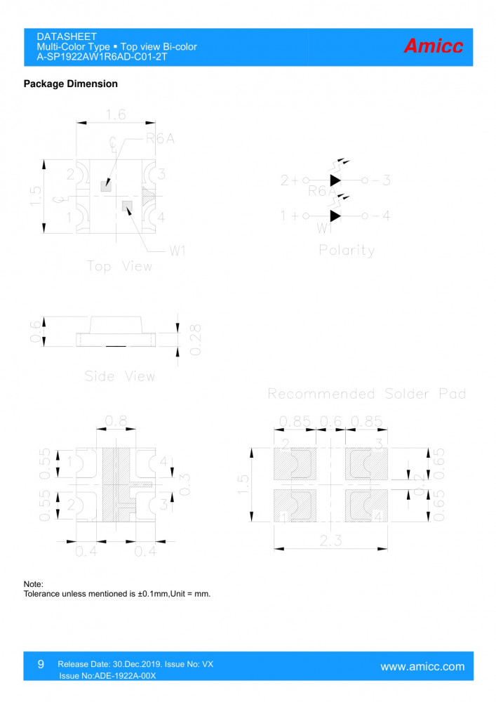 A-SP1922AW1R6AD-C01-2T datasheet page 9