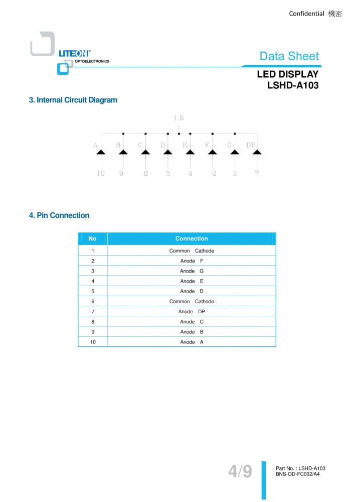 LSHD-A103 datasheet page 5
