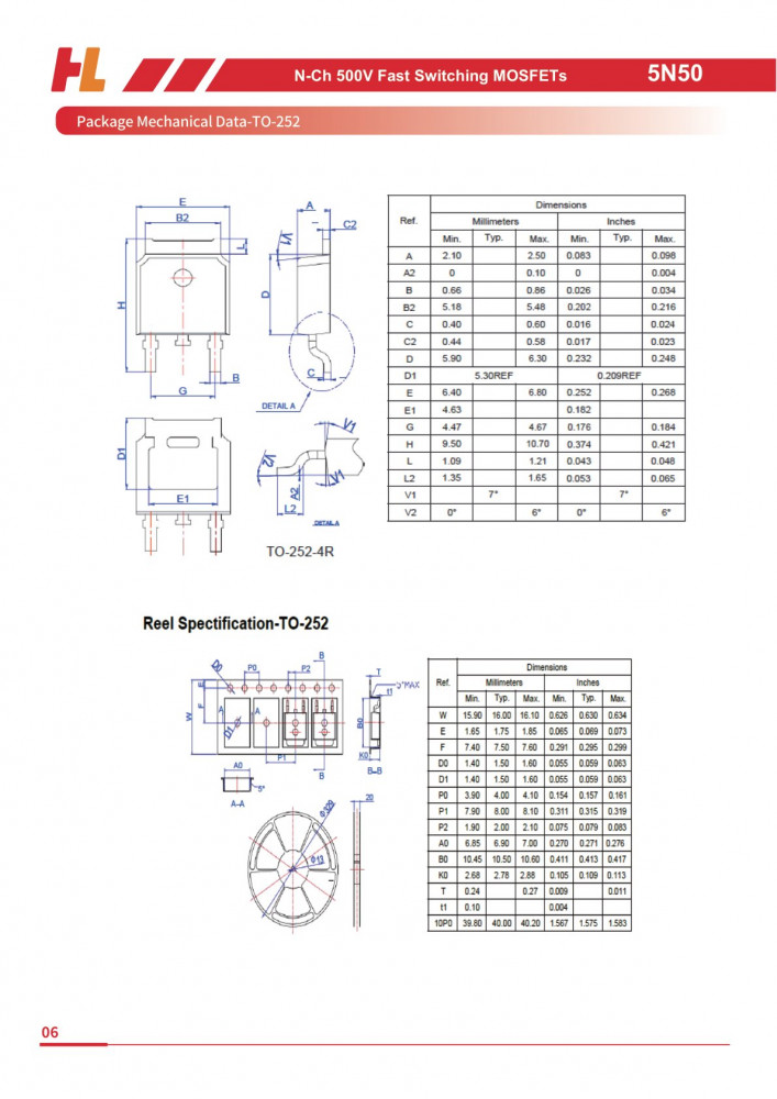 HL 5N50 datasheet page 6