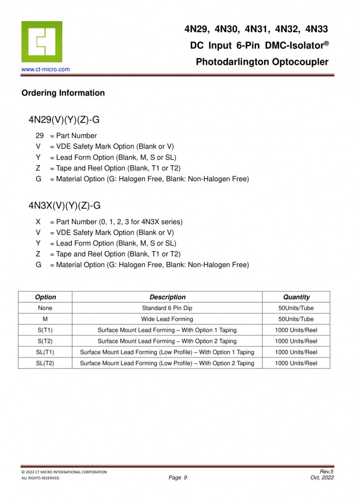 4N29 datasheet page 9