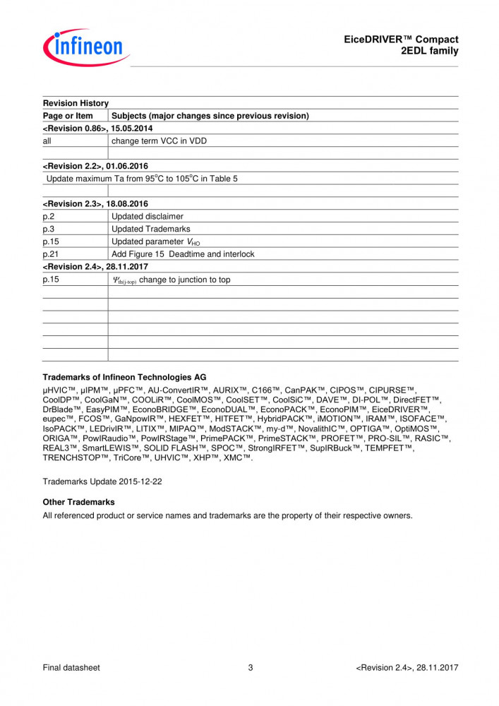 2EDL23N06PJXUMA1 datasheet page 3