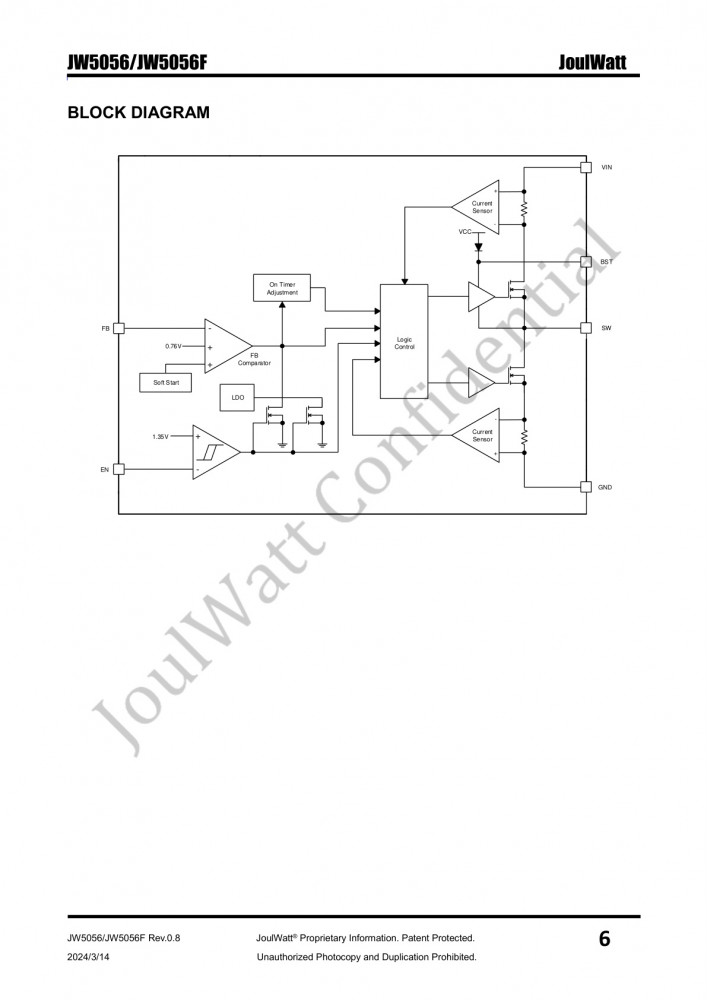 JW5056 datasheet page 6