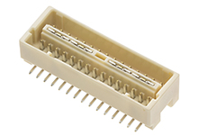 Spot-On Wire-to-Board Header with Nail, 2.00mm Pitch, Dual Row, Vertical, 18 Circuits, with Potting Capability, Matte Tin (Sn) Plating, Natural