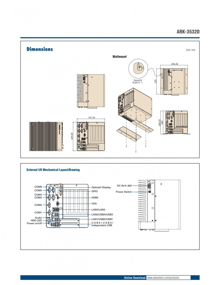 ARK-3532D technical document page 2