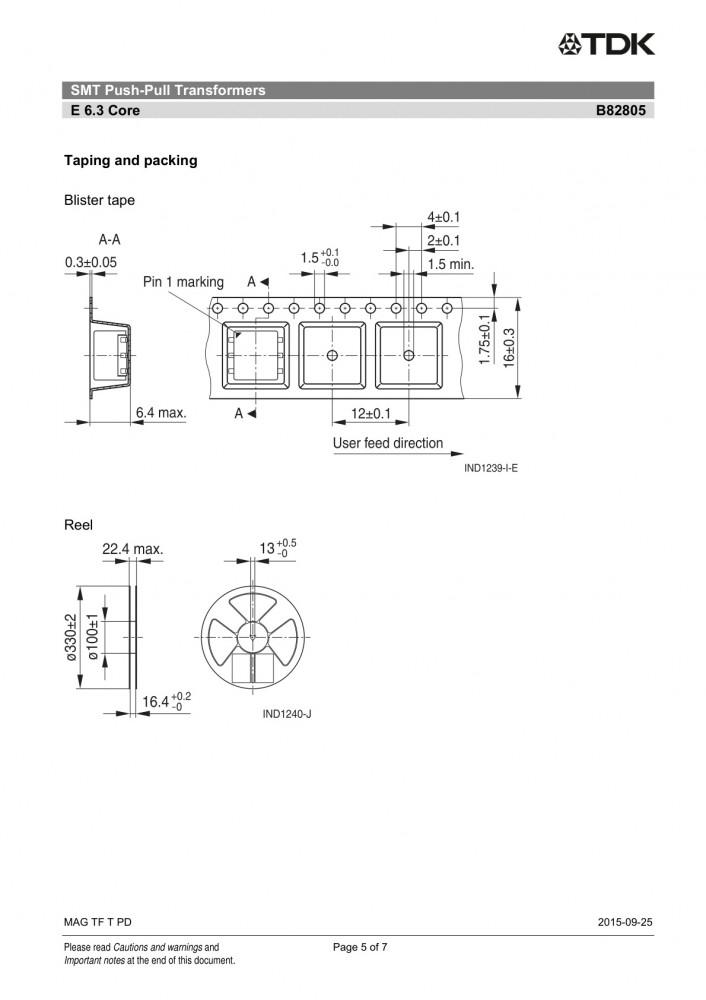 B82805 datasheet page 5