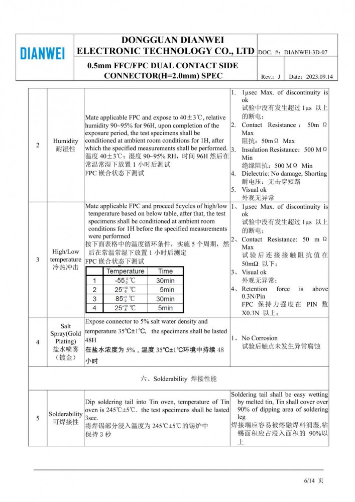 DIANWEI 8.01A0.030200 specification page 9