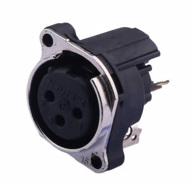 Neutrik NC3FD-V Circular Connector Assembly