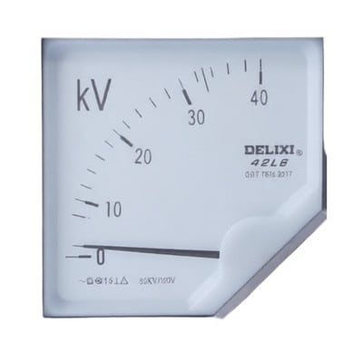 Delixi Electric 42L6V15KVD100V Analog Voltmeter Chip for Precise Voltage Measurement