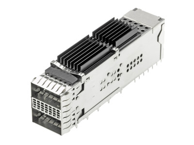 QSFP-DD Assembly, Stacked 2x1, 4.50mm Fin Heat Sink for sale