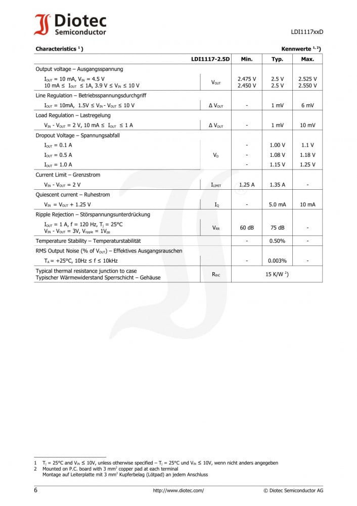 DIOTEC LDI1117 datasheet page 6
