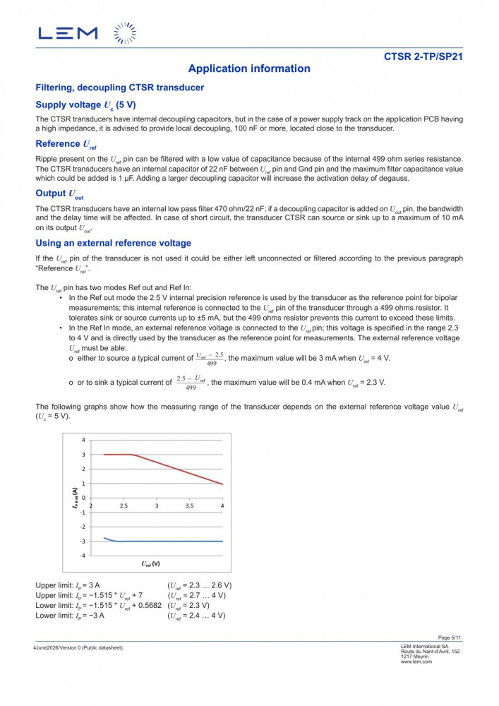 CTSR 2-TP/SP21 technical document, page 5