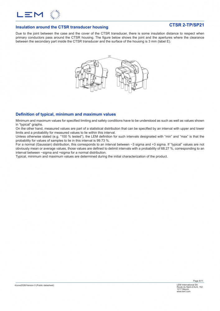 CTSR 2-TP/SP21 technical document, page 8
