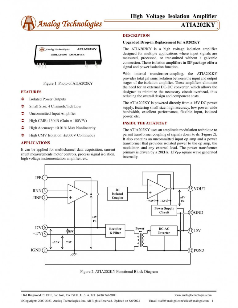 ATIA202KY datasheet page 1