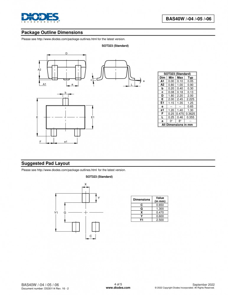 BAS40W-04-7-F technical document page 4