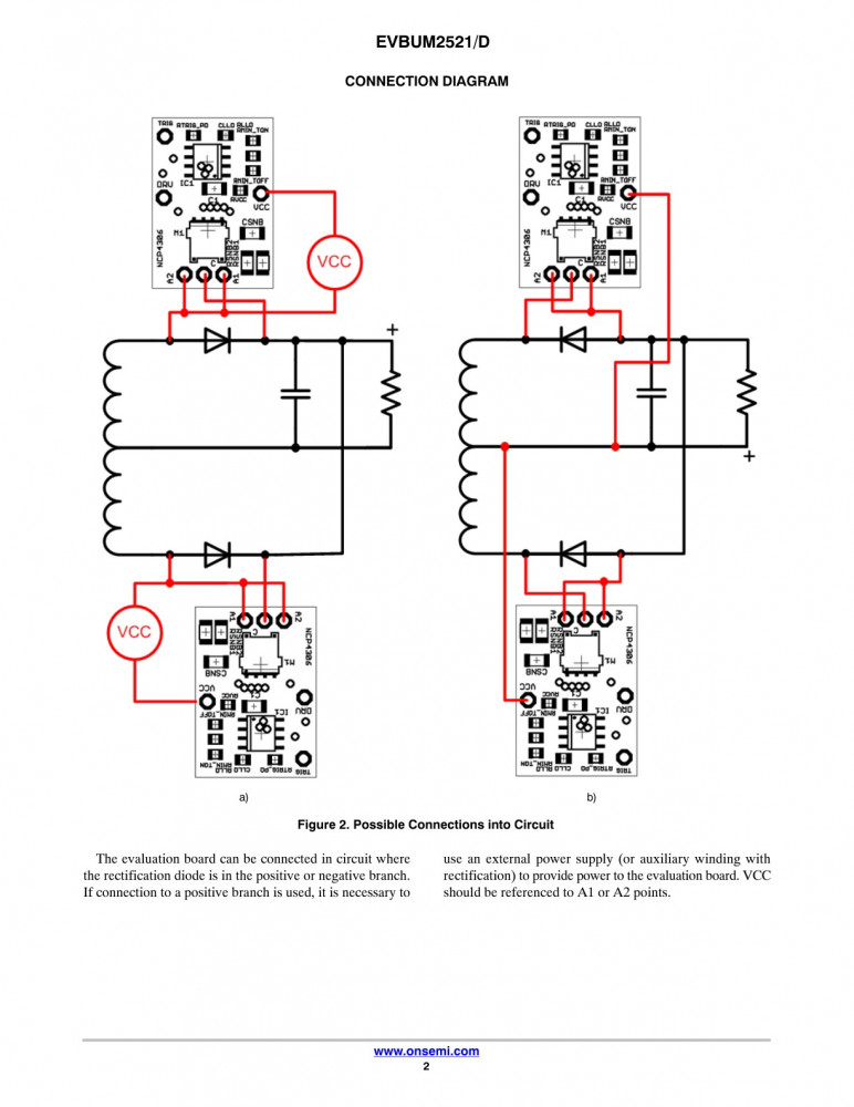 NCP4306 evaluation board manual page 2