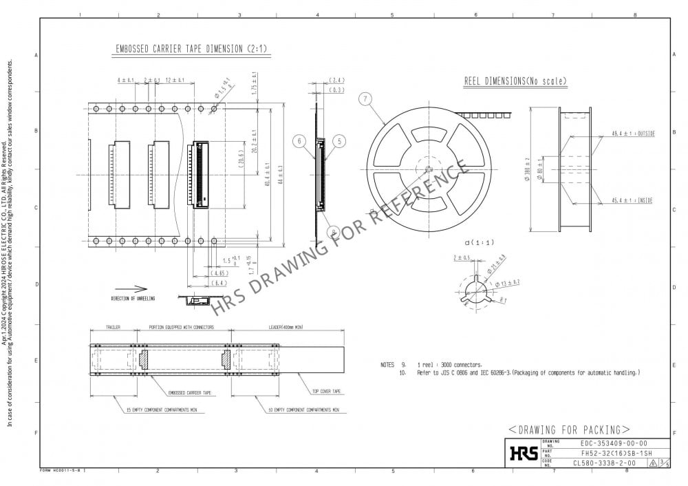HRS FH52-32(16)SB-1SH instruction page 3