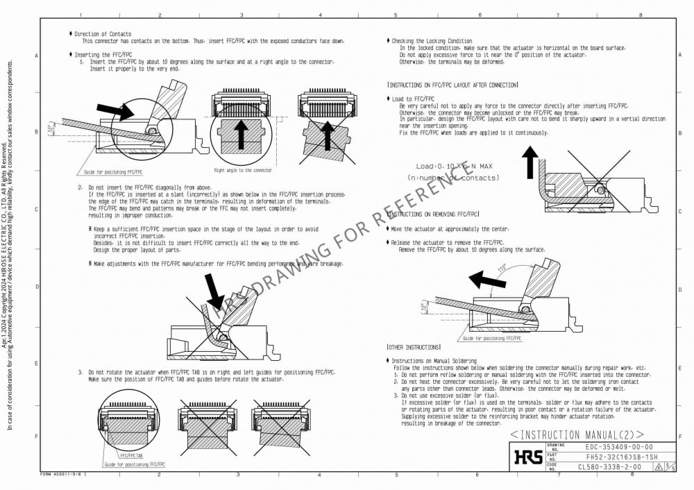 HRS FH52-32(16)SB-1SH instruction page 5