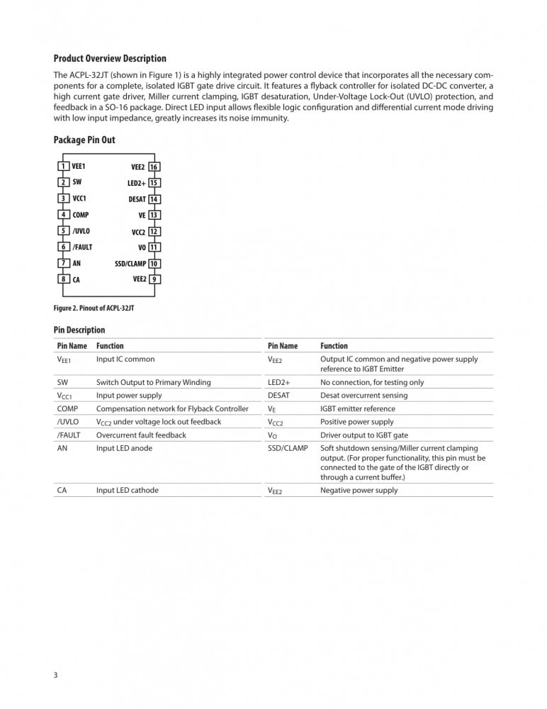 ACPL-32JT-500E datasheet page 3