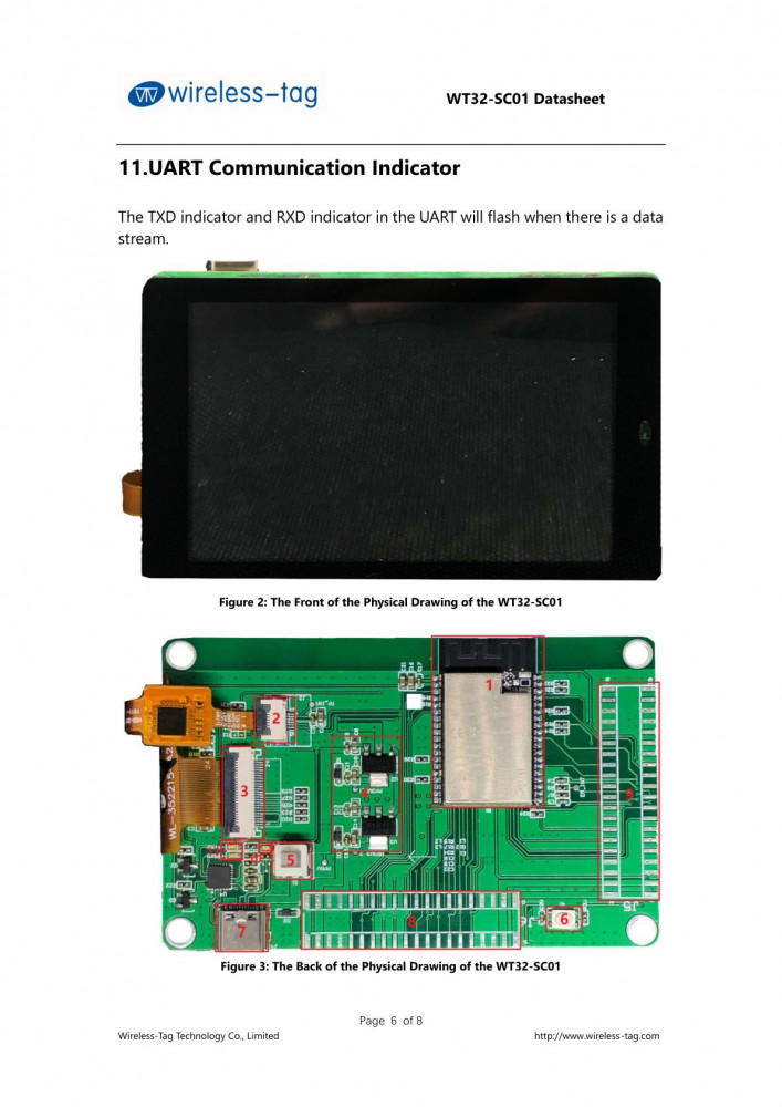 WT32-SC01 datasheet page 6