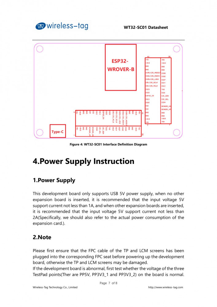 WT32-SC01 datasheet page 7