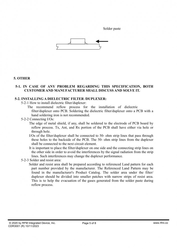 CDR3001 technical document page 5