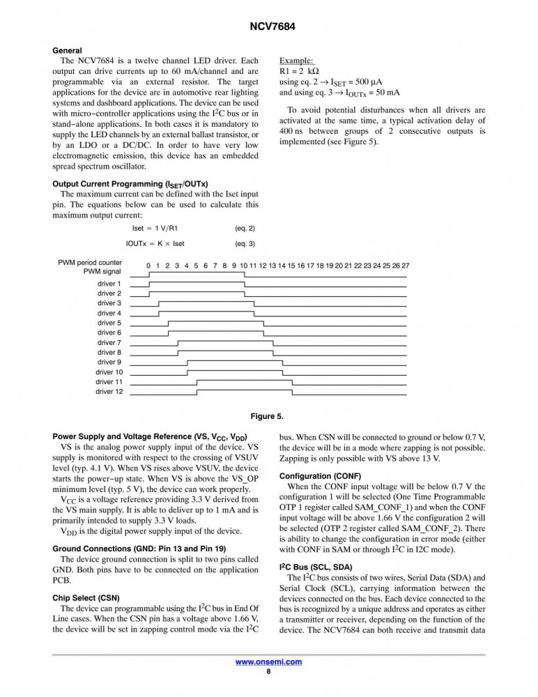 NCV7684 technical document page 8