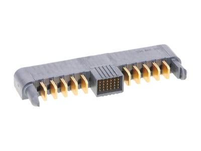 EXTreme Ten60Power Right-Angle Plug without Guides, 10 DC Power Circuits, Press Fit Tail