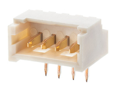 1.25mm Pitch, PicoBlade PCB Header, Single Row, Right-Angle, Through Hole, Gold (Au) Plating, Friction Lock, 10 Circuits, Tray, 2.30mm PC Tail Length