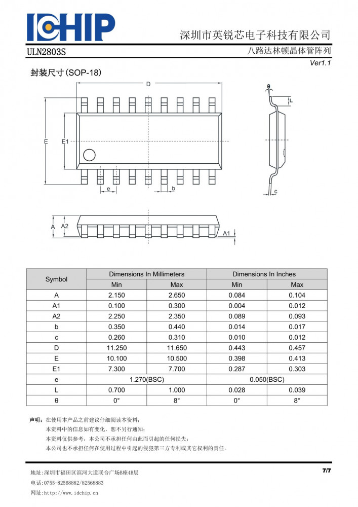 ULN2803S datasheet page 7