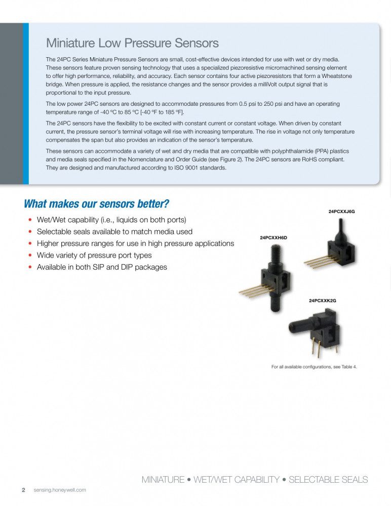 Honeywell 24PC datasheet page 2