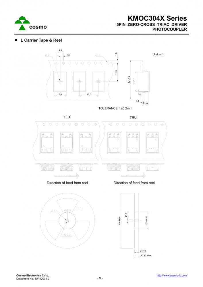 KMOC3043 datasheet page 9