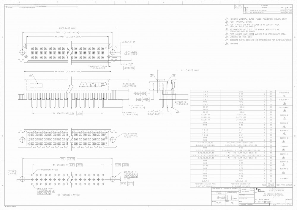 TE Connectivity 536744-1 technical document page