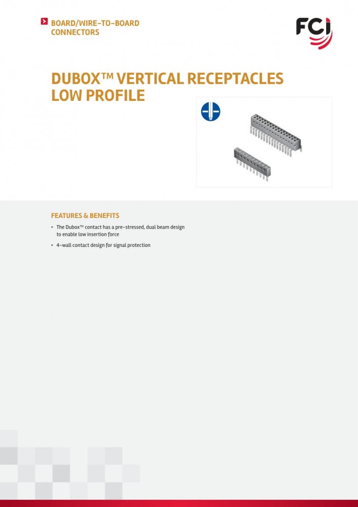 Amphenol Dubox documentation page 7