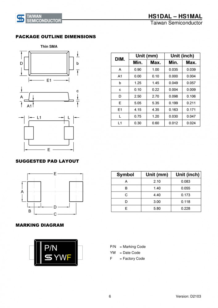 HS1JAL datasheet page 6