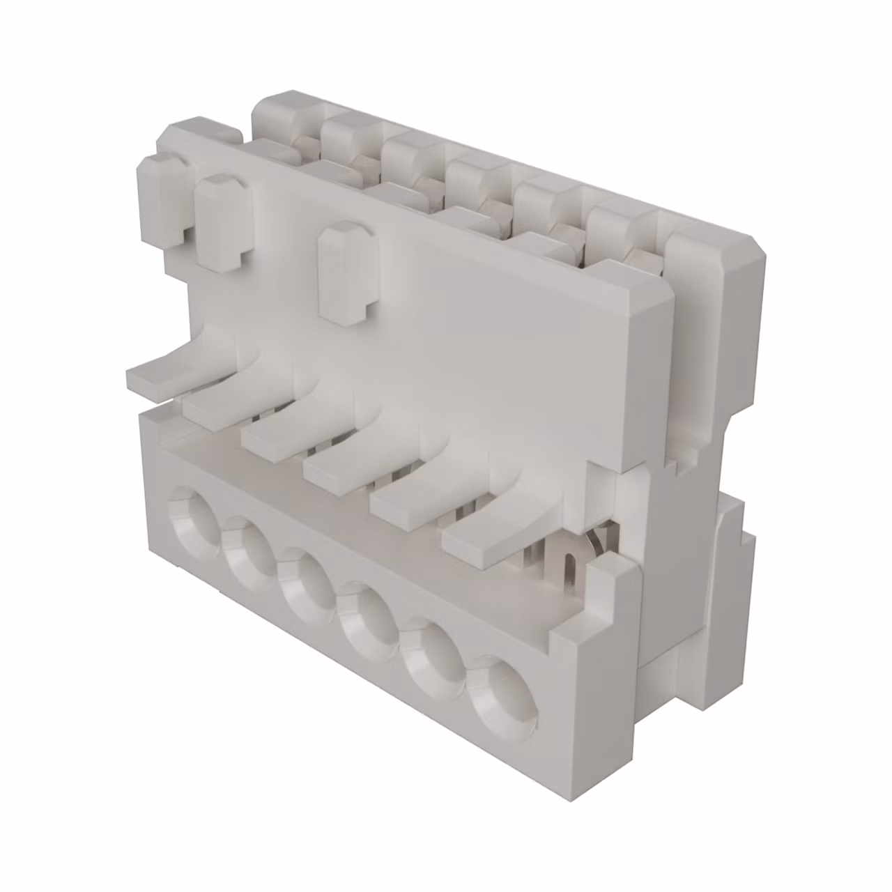 Appli-Mate RAST 2.5 IDT Housing, 2.50mm Pitch, Direct/Indirect, Female, 6 Circuits, Position Keys C, E, F and G Removed for sale