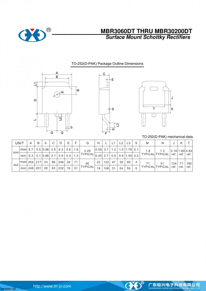 MBR3060DT datasheet page 3