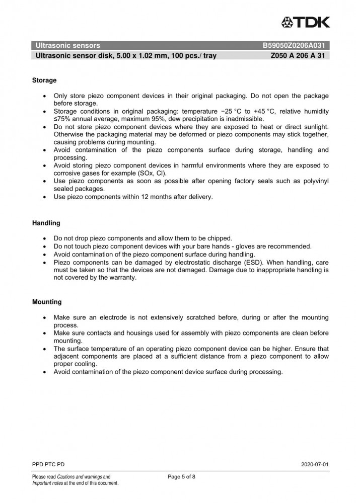 B59050Z0206A031 technical document page 5