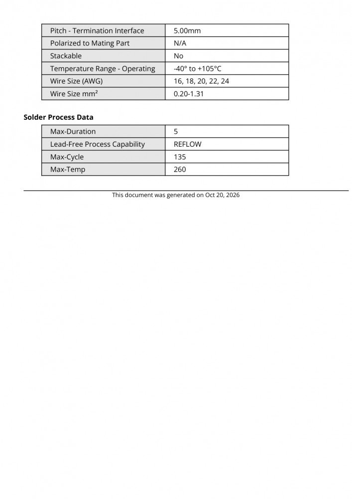 Molex 395937107 drawing preview, page 3