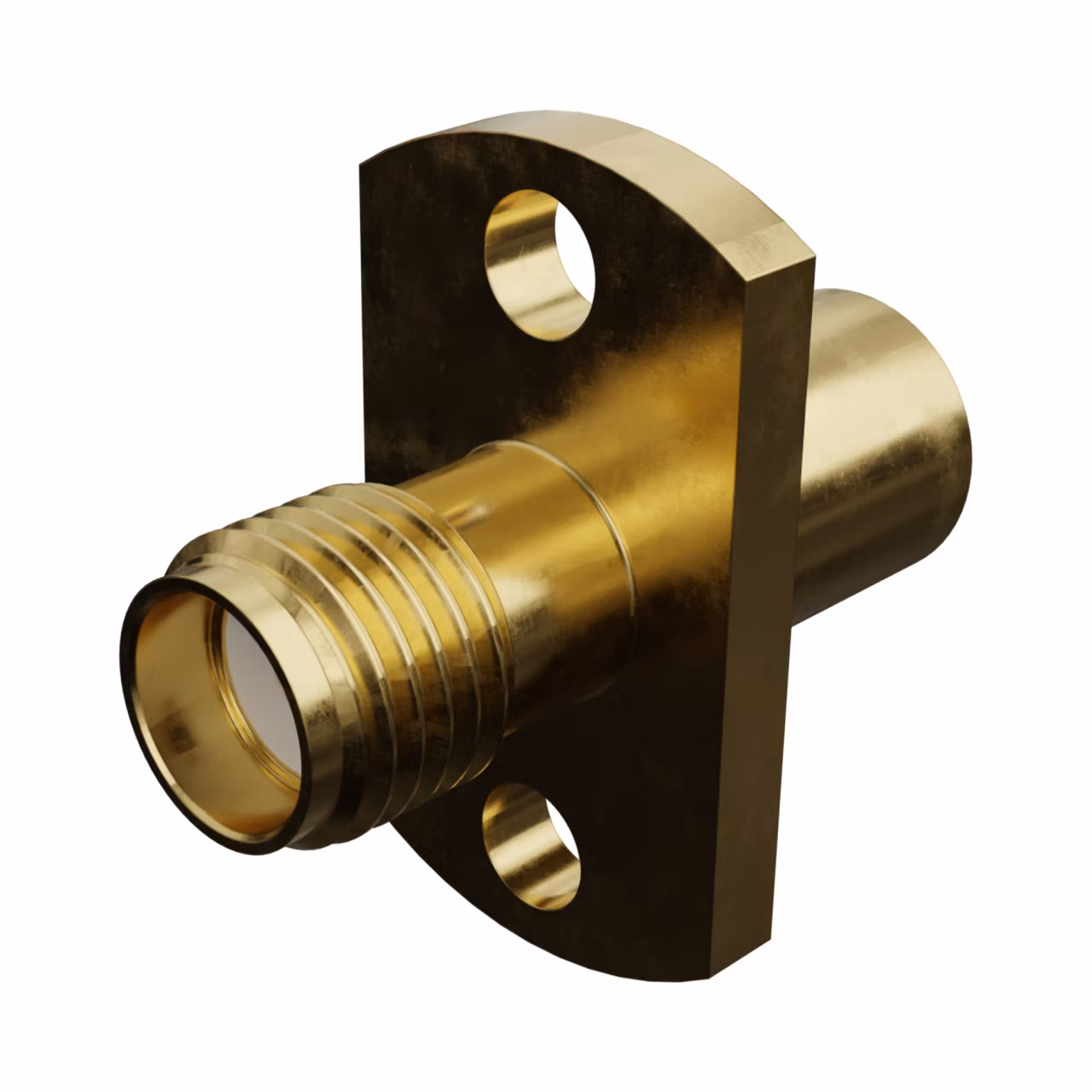 SMA Jack-to-SMP-MAX Plug, Smooth Bore, Between-Series Adapter, 2-Hole Flange Mount, Straight, Tray, 50 Ohms for sale