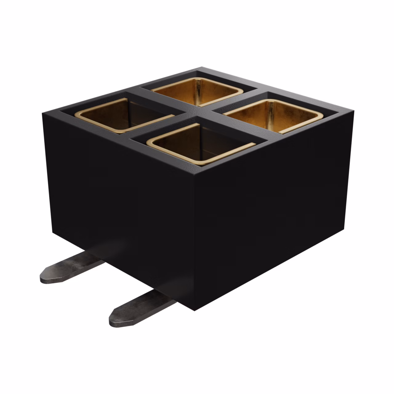 2.00mm Pitch Milli-Grid Receptacle, Surface Mount, Bottom Entry, 0.38µm Gold (Au) Plating, 4 Circuits, Tube, Lead-Free for sale