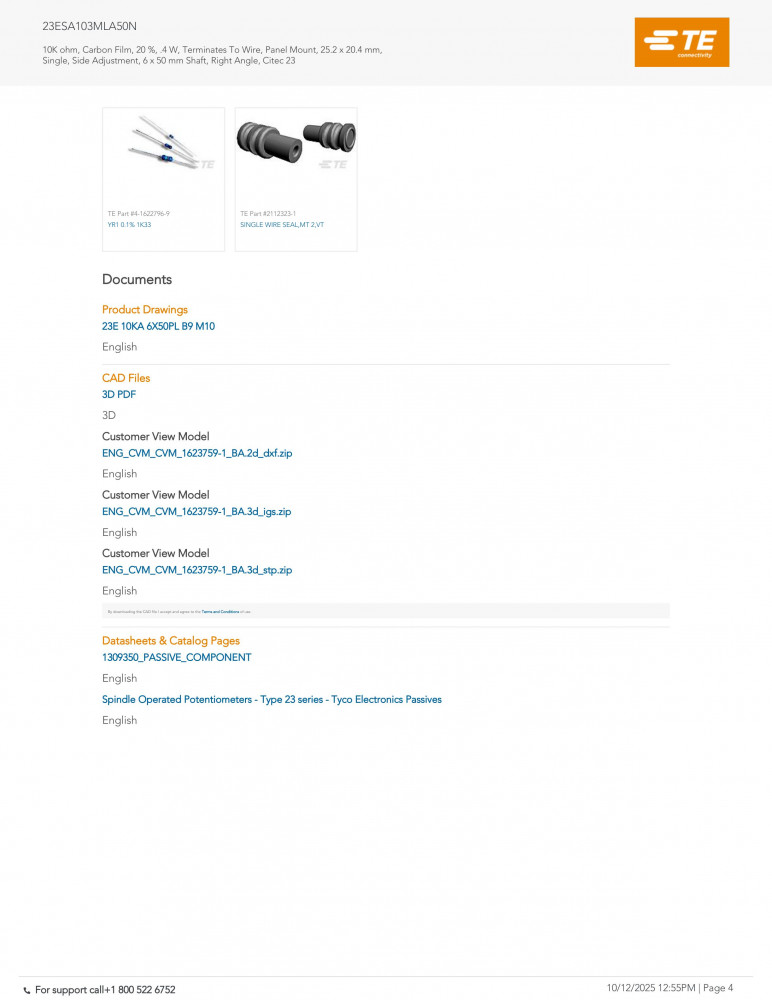 23ESA103MLA50N product document page 4