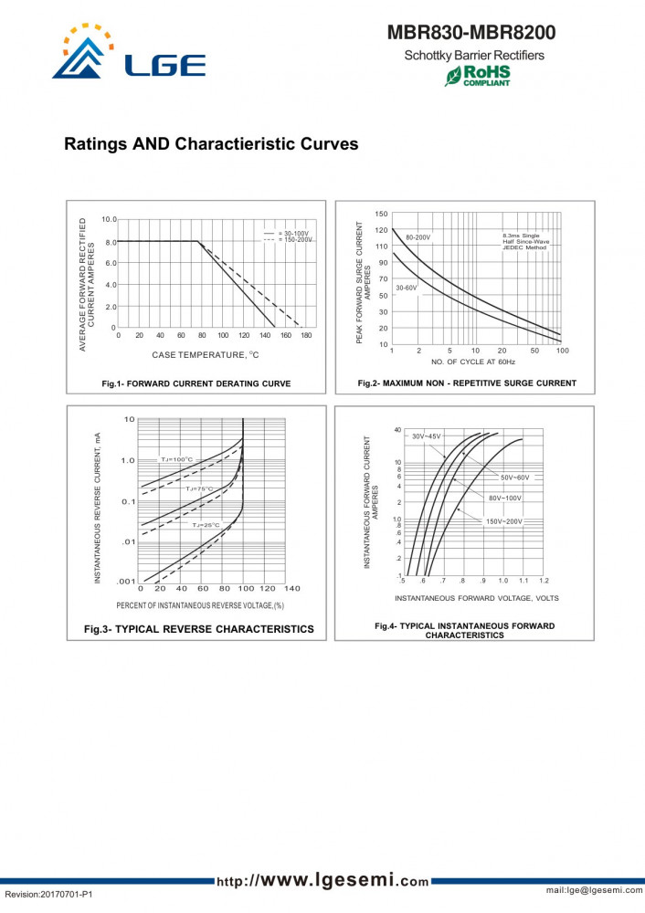 LGE MBR840 datasheet page 2