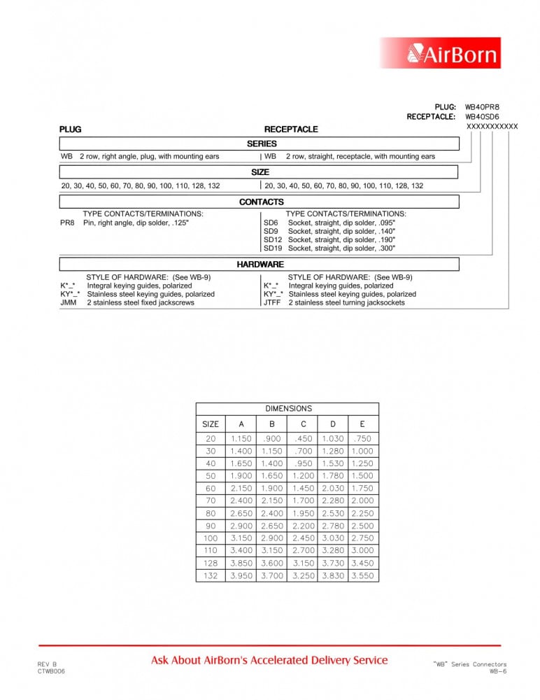 AirBorn M55302/117-02 technical document preview